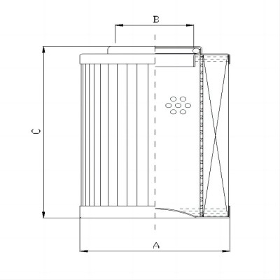 Replacement VOLVO Excavator Hydraulic Oil Filter Element 15035179 - Buy ...