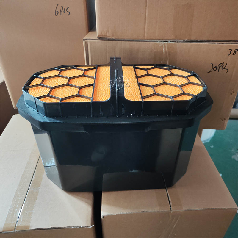 Honeycomb air filter element for Industrial egines 496-9845/6 excavator ...